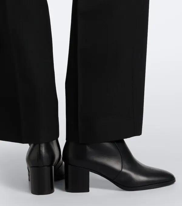 AQUAZZURA Cotswold Leather Ankle Boots