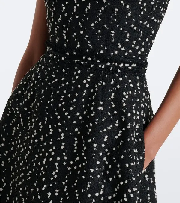 Elie Saab Tweed Cocktail Dress