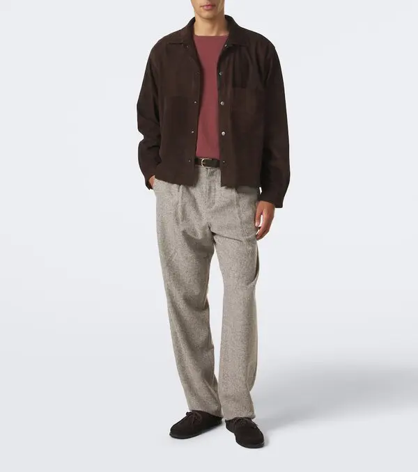 STOFFA Stòffa Wave Suede Jacket