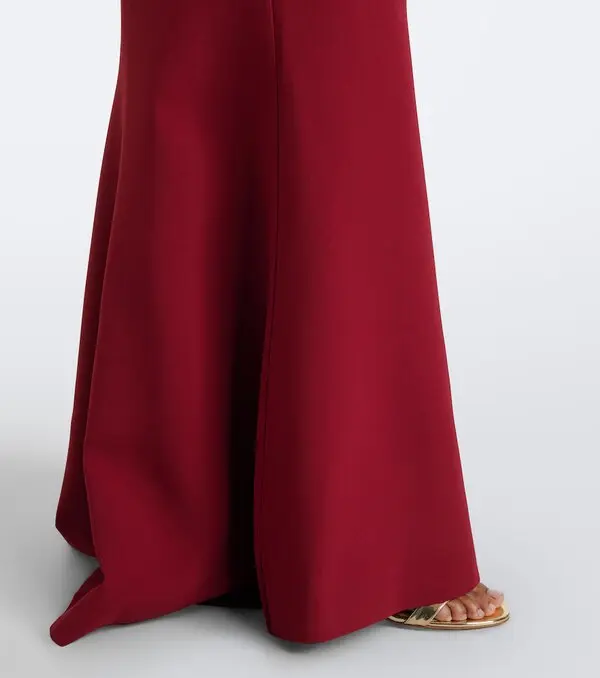 Elie Saab Draped Cady Gown