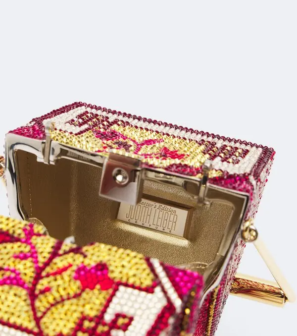 Judith Leiber Take Out Box Embellished Clutch