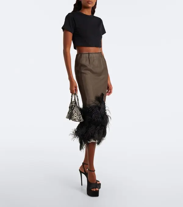 Attico Sant Ambroeus Mini Calf Hair Top-handle Bag