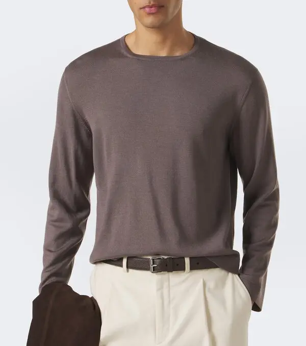 STOFFA Stòffa Wool And Silk T-shirt
