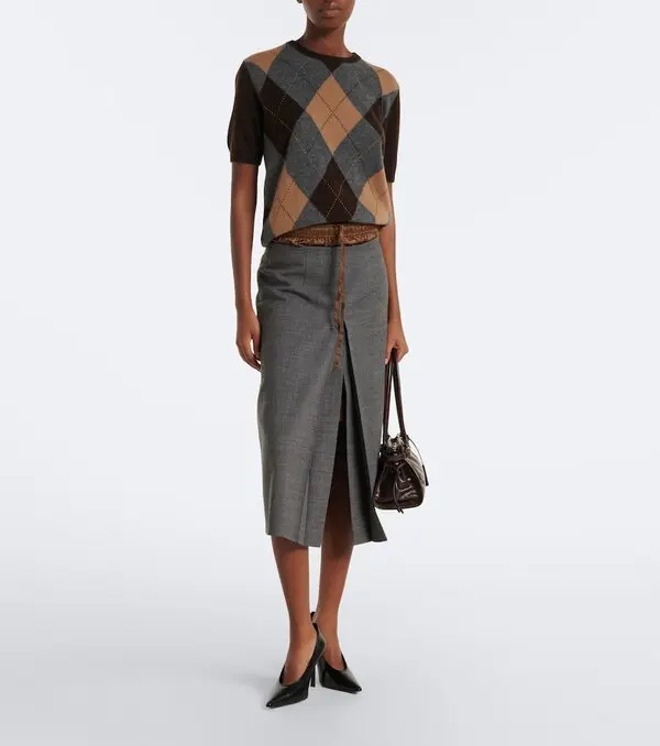 Prada Bonnie Leather Shoulder Bag