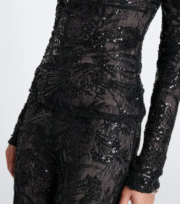 THE NEW ARRIVALS ILKYAZ OZEL Catroux Sequined Top