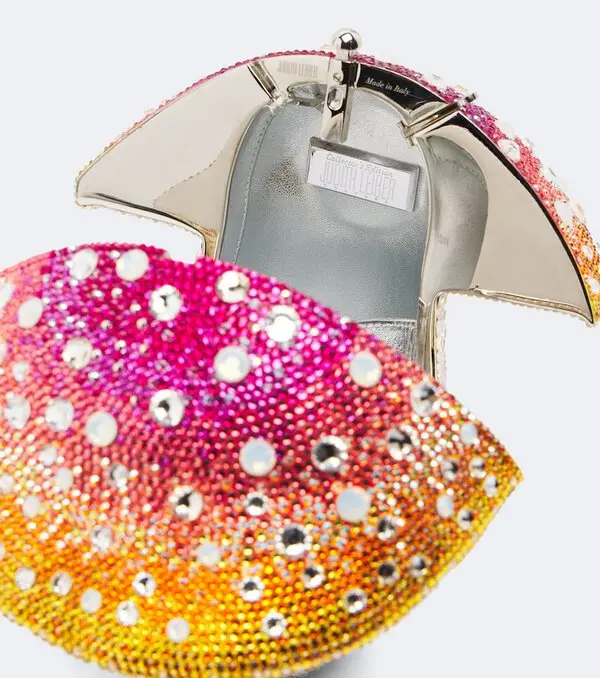 Judith Leiber Mushroom Toadstool Embellished Clutch