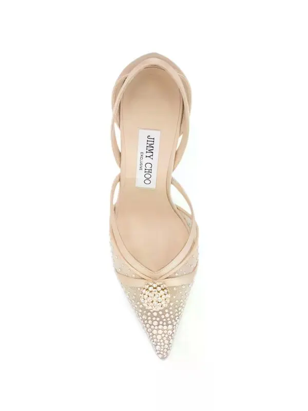 JIMMY CHOO Crystal-embellished Pumps