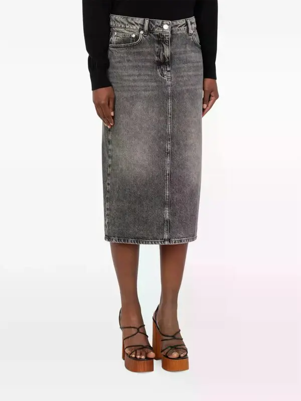 Moschino Denim Midi Skirt