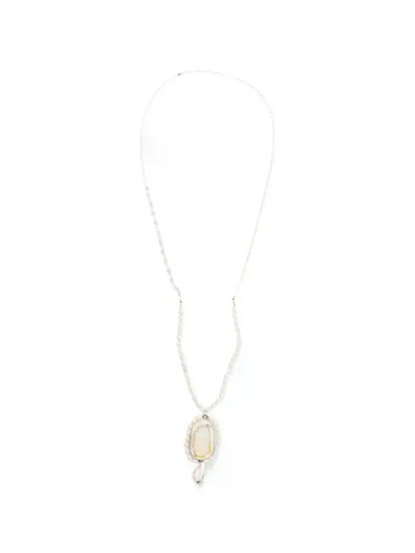ATELIER INSCRIRE Eleonor Pearl-embellished Necklace