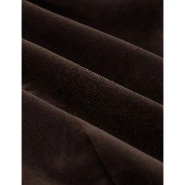 REISS Aspara Tailored-fit Stretch-velvet Blazer - Brown