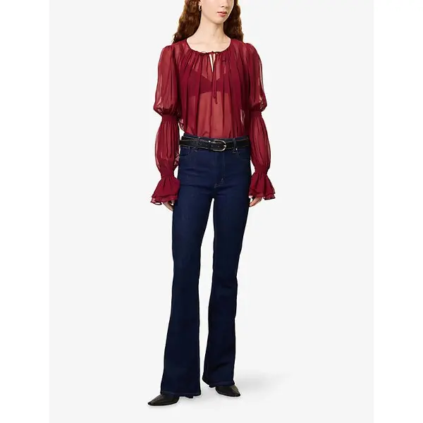 FRAME The Reboot Bootcut High-rise Stretch-denim Jeans