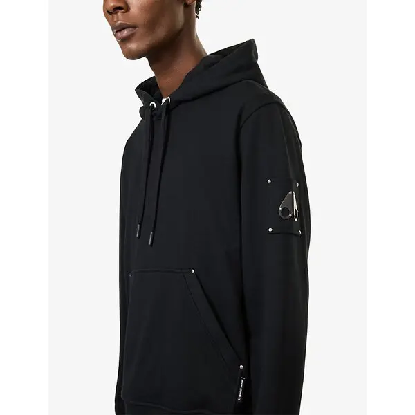 Moose Knuckles Hartsfield Logo-plaque Cotton Hoody