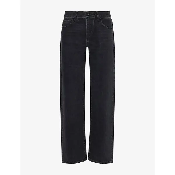FRAME Saturday Straight-leg Low-rise Denim Jeans