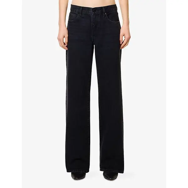 FRAME Saturday Straight-leg Low-rise Denim Jeans