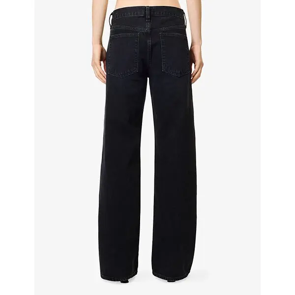 FRAME Saturday Straight-leg Low-rise Denim Jeans