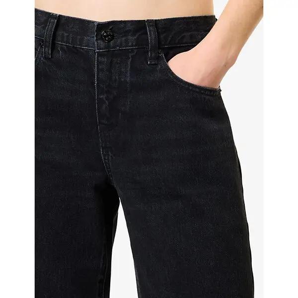 FRAME Saturday Straight-leg Low-rise Denim Jeans