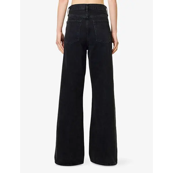 FRAME The Loose Wide-leg Low-rise Denim Jeans