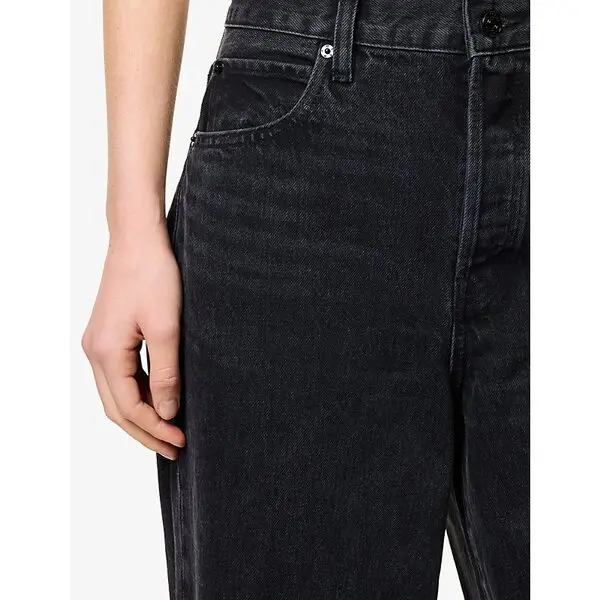 FRAME The Loose Wide-leg Low-rise Denim Jeans