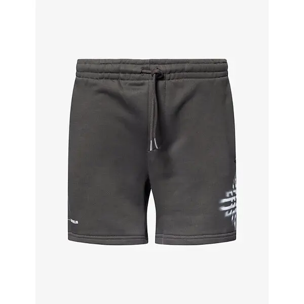 THE COUTURE CLUB Luxury In Motion Cotton Sweat Shorts - Charcoal