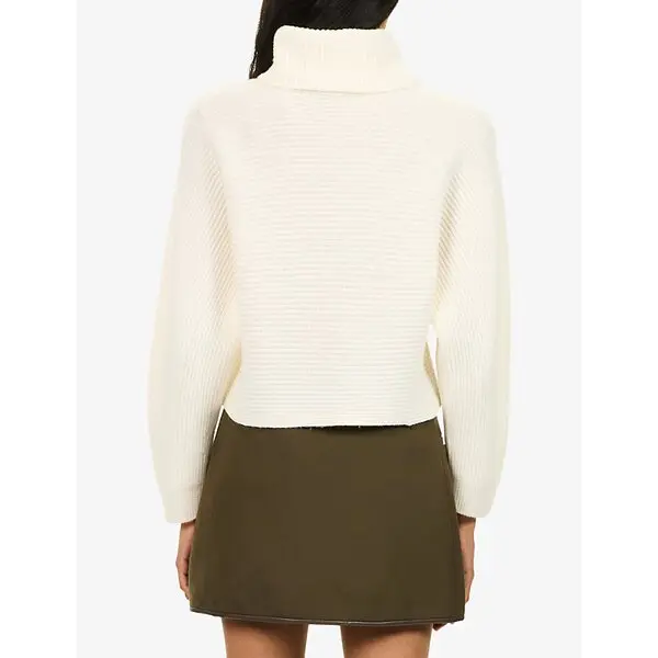 Simkhai Orlienne Turtleneck Wool-cashmere Blend Sweater