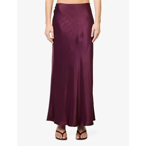 Rails Romina Satin Maxi Skirt