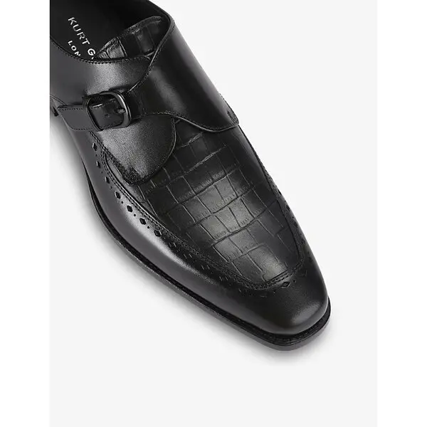 Kurt Geiger Beaumont Leather Monk Shoes