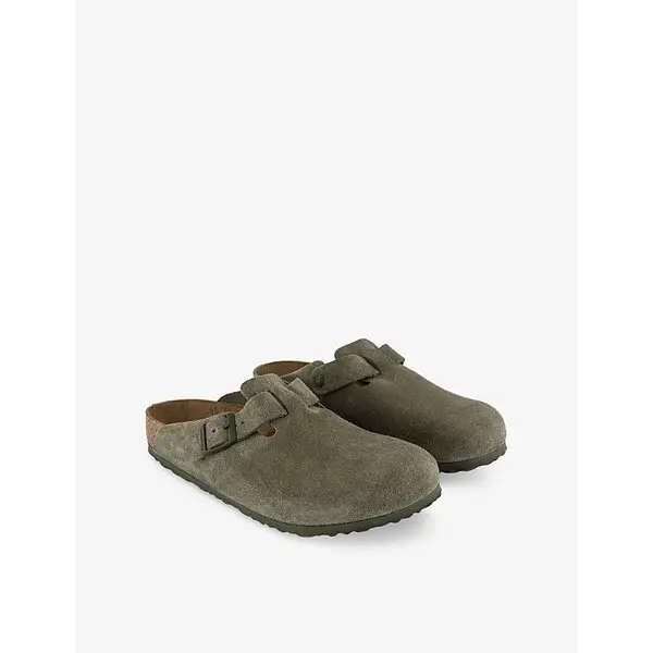 BIRKENSTOCK Boston Suede Clogs