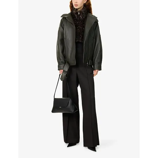 Apparis Jamie Leopard Faux Mink Dickey