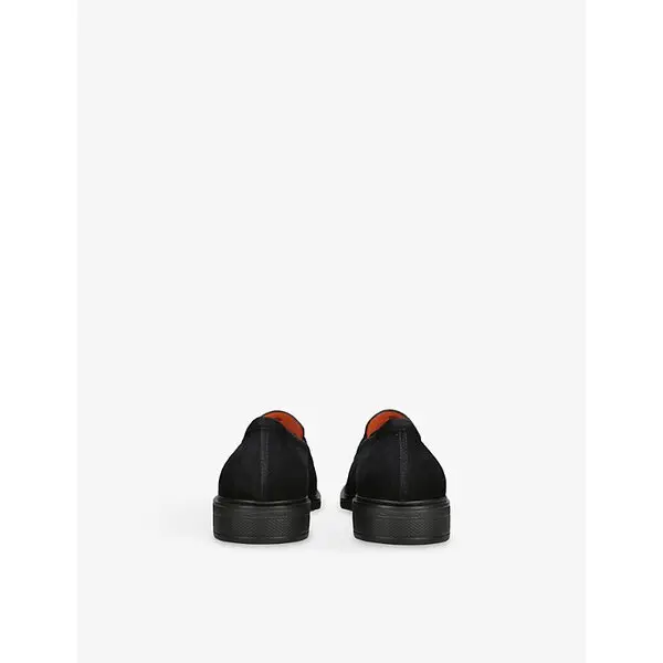 Santoni Easy Suede Loafers
