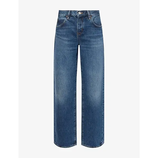 FRAME Saturday Straight-leg Low-rise Denim Jeans