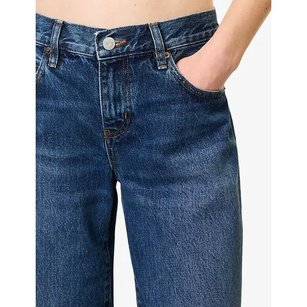 FRAME Saturday Straight-leg Low-rise Denim Jeans
