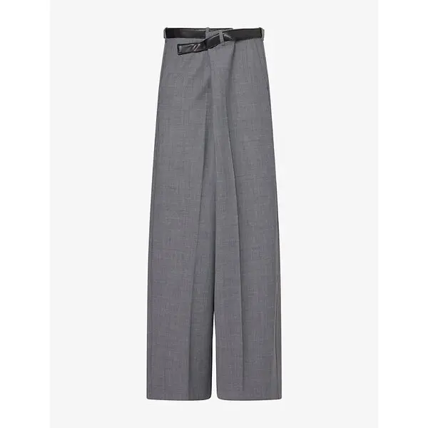DARKPARK Gaia Wide-leg Wool Blend Trousers