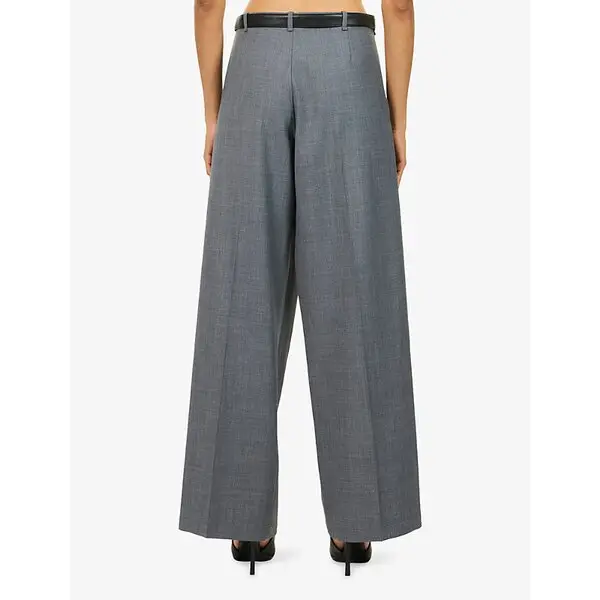 DARKPARK Gaia Wide-leg Wool Blend Trousers
