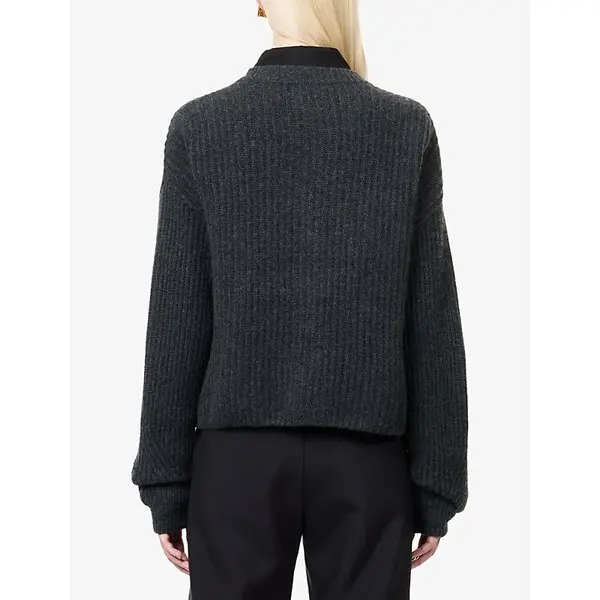 Le Kasha Snap-button Brushed Cashmere Cardigan