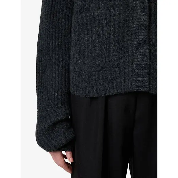Le Kasha Snap-button Brushed Cashmere Cardigan