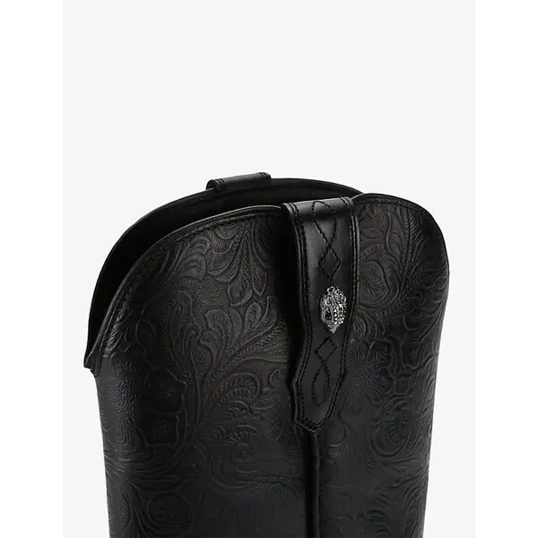 Kurt Geiger Phoenix Leather Western Boots