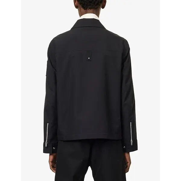 Moose Knuckles Jacques Logo-badge Woven Jacket