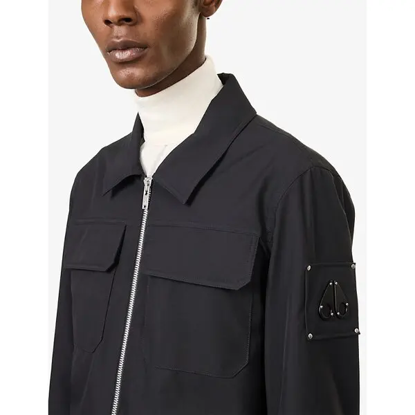 Moose Knuckles Jacques Logo-badge Woven Jacket