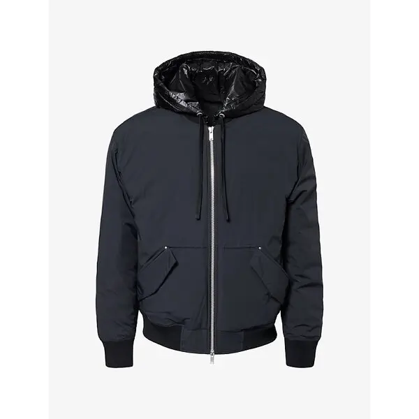 Moose Knuckles Brixton Shell Bomber Jacket - Black