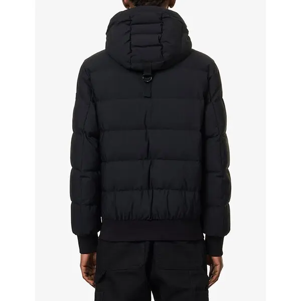 Moose Knuckles Soho Hooded Shell-down Bomber Jacket
