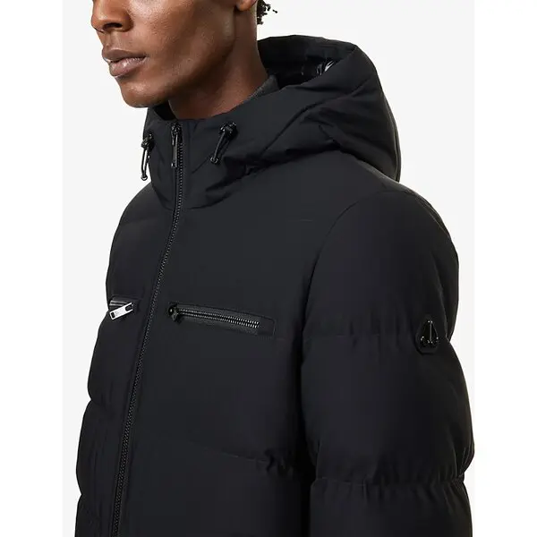 Moose Knuckles Soho Hooded Shell-down Bomber Jacket