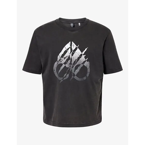 Moose Knuckles Claw Printed Cotton T-shirt Xxl