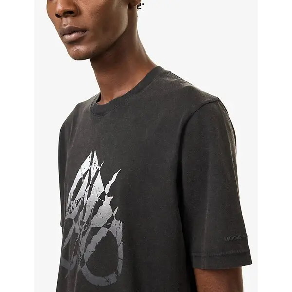 Moose Knuckles Claw Printed Cotton T-shirt Xxl