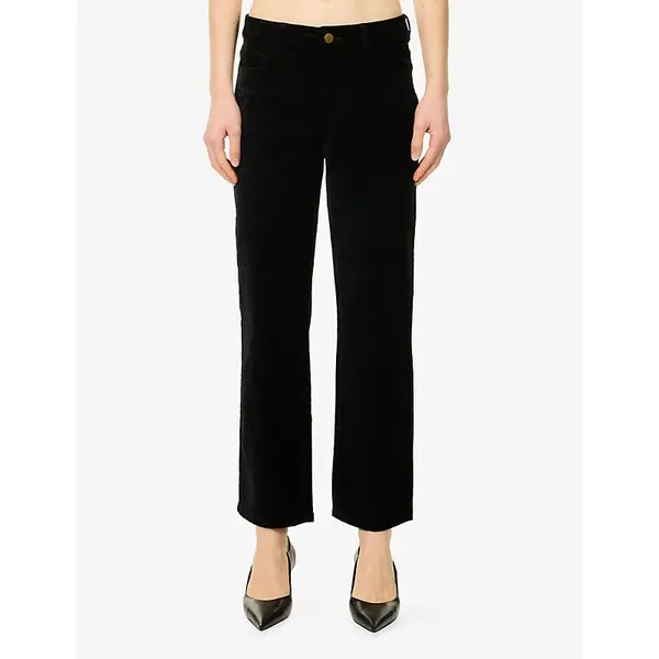 Paige Mason Ankle Cropped Stretch-denim Jeans