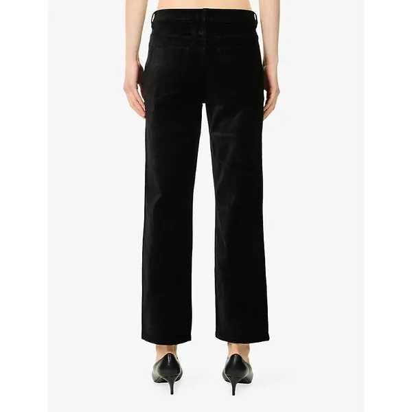 Paige Mason Ankle Cropped Stretch-denim Jeans