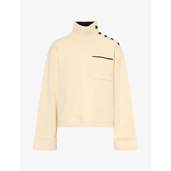 FRAME The Fireside Funnel-neck Wool Jumper