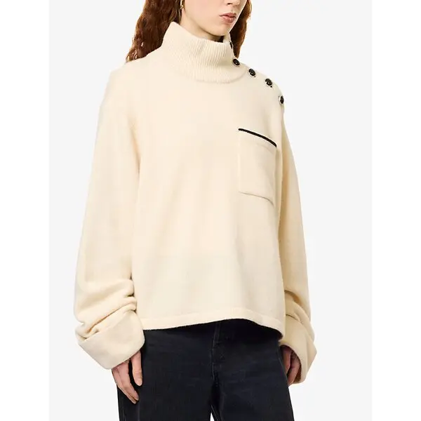 FRAME The Fireside Funnel-neck Wool Jumper