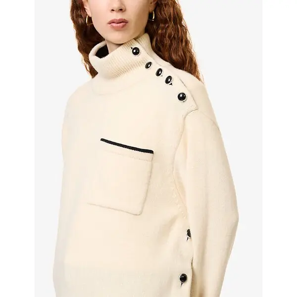 FRAME The Fireside Funnel-neck Wool Jumper