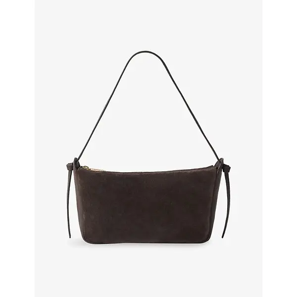 Whistles Knot Suede Shoulder Bag