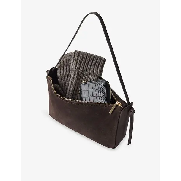 Whistles Knot Suede Shoulder Bag